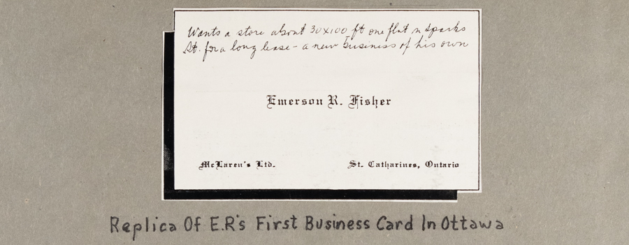 E.R. Fisher Ottawa Menswear | Our History